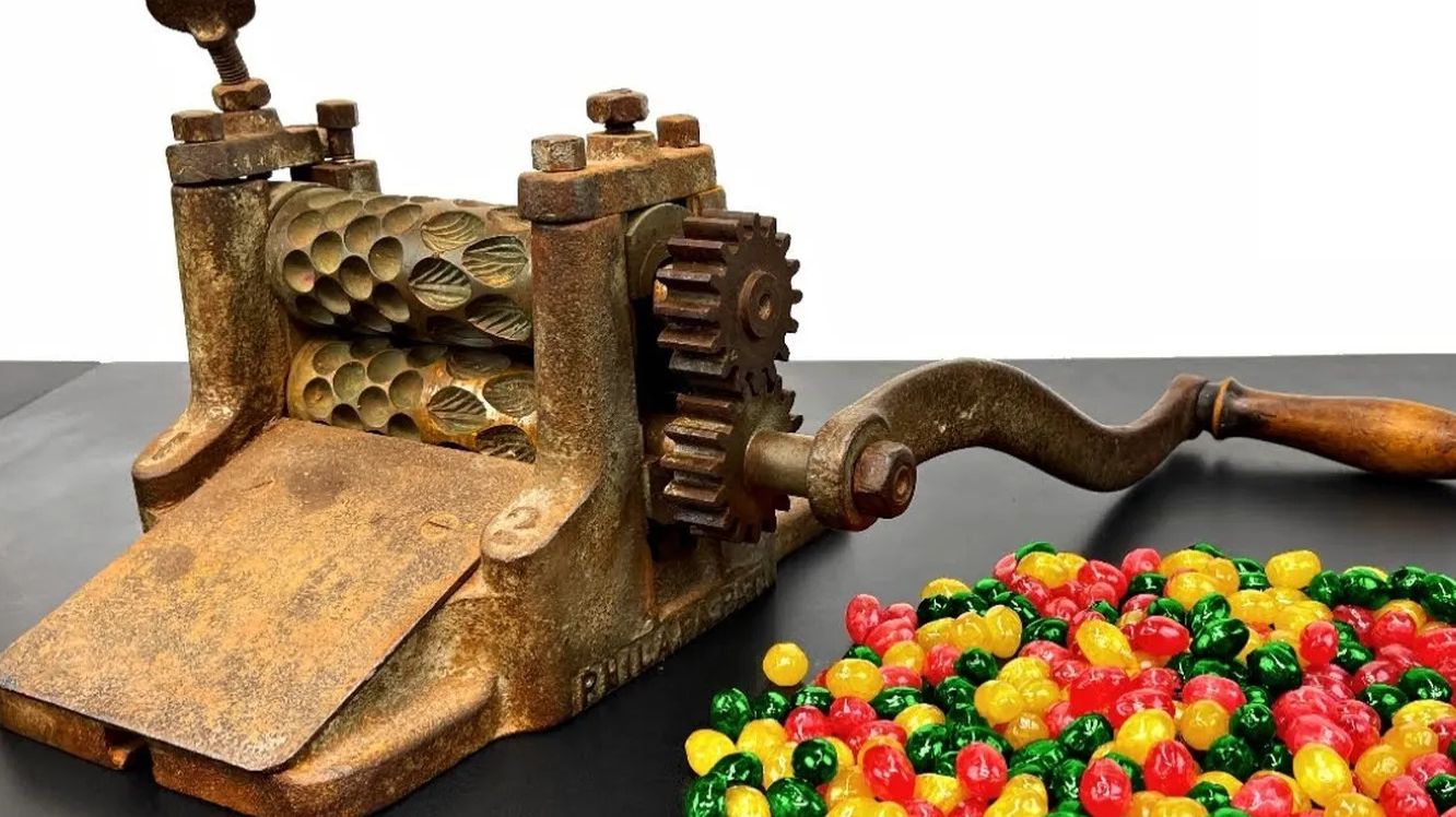 Реставрация ролика для изготовления леденцов 1871 года