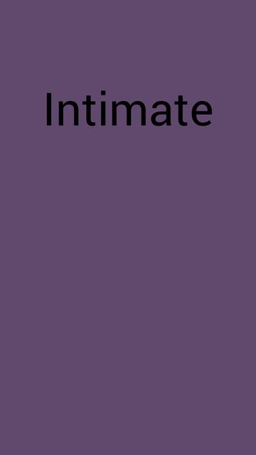Как ты прочитаешь слово Intimate?