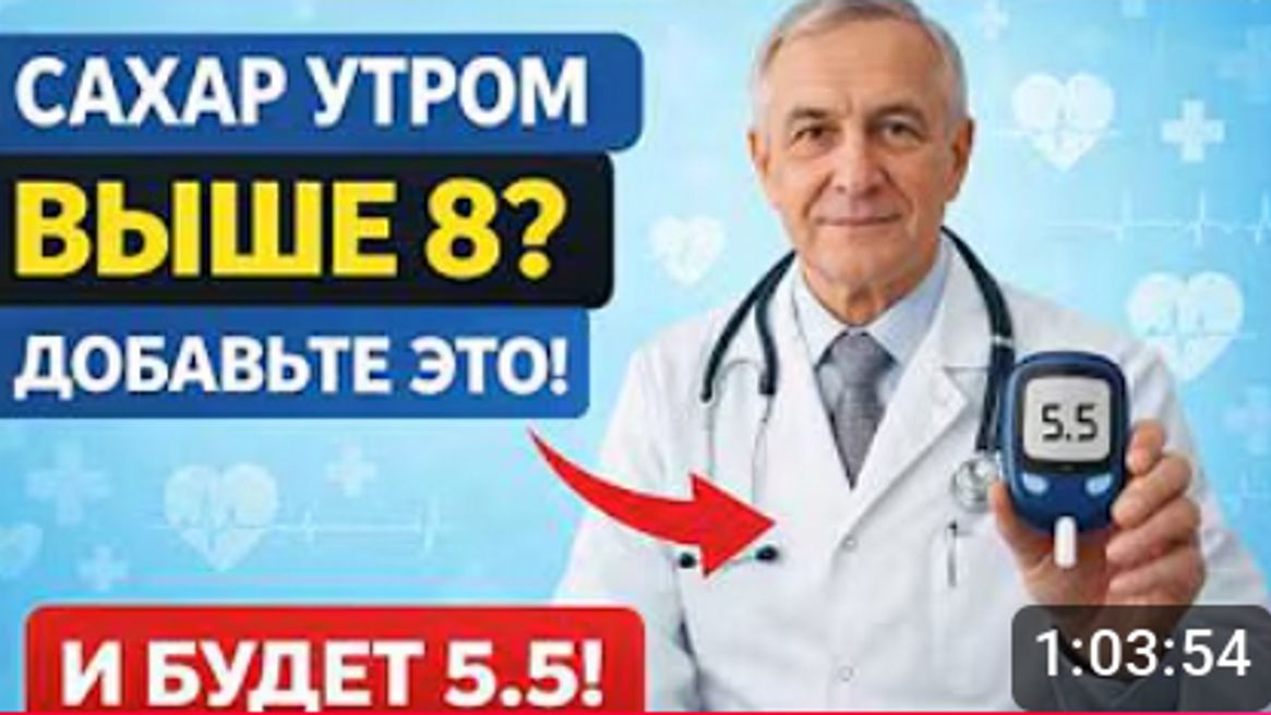 Сахар 5.5 каждое утро — что делать за 10 минут до сна