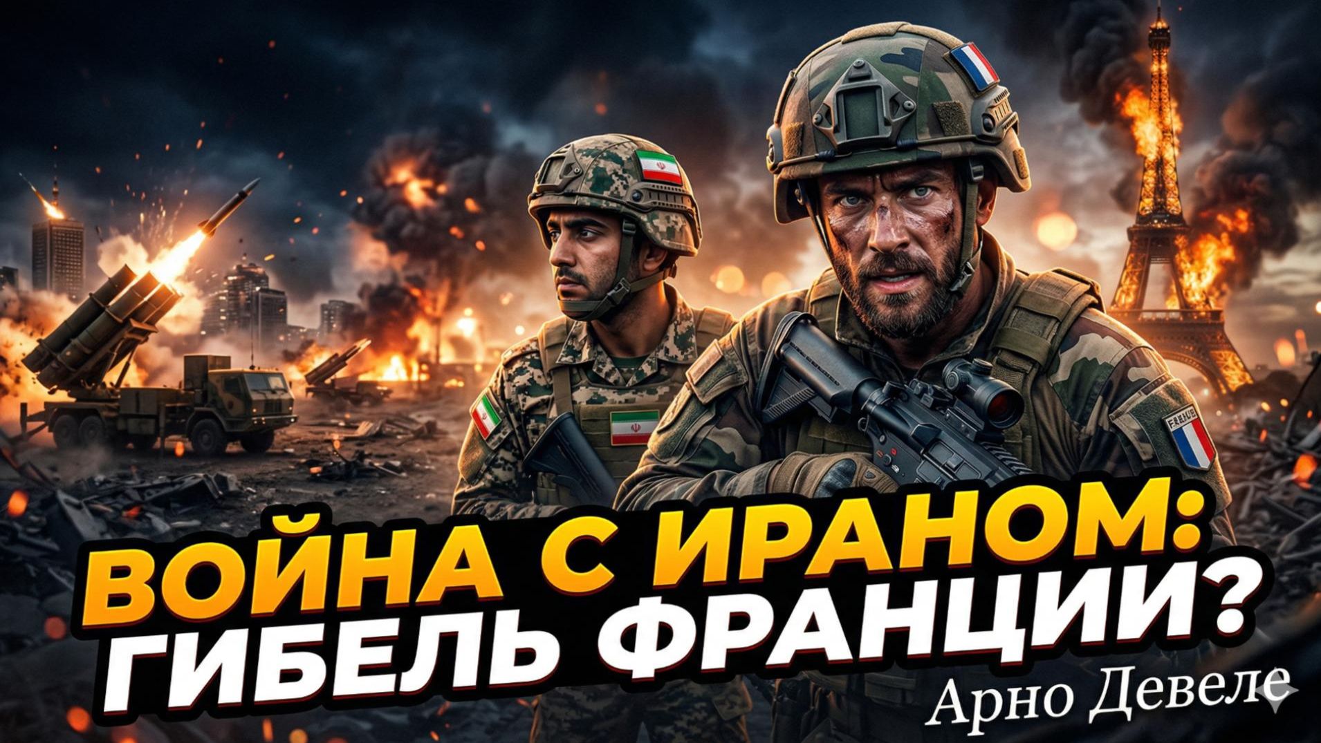 💀  Арно Девеле | Если начнется война с Ираном, Франция перестанет существовать. Почему?