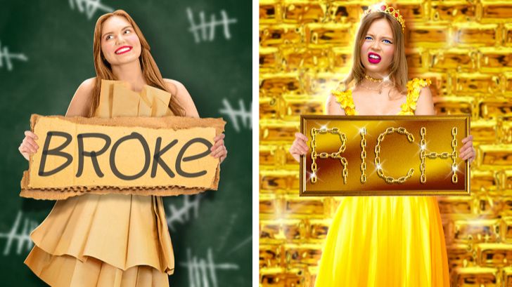 Богатые vs бедные ученики 🎒 Выживание в школе | 123GO