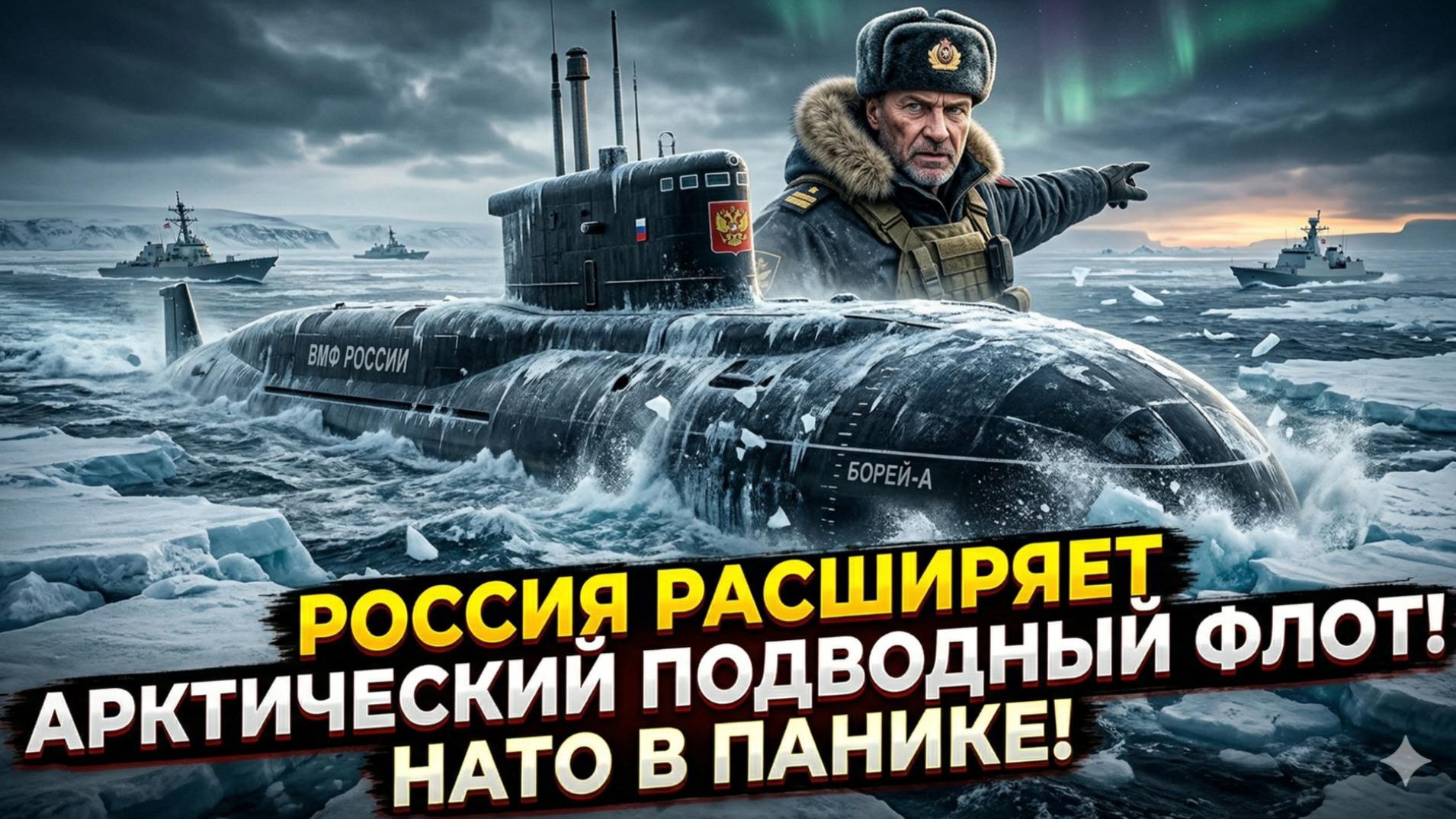 🚨 Ледяной апокалипсис: Россия развернула «армаду» субмарин, НАТО в панике переписывает уставы!