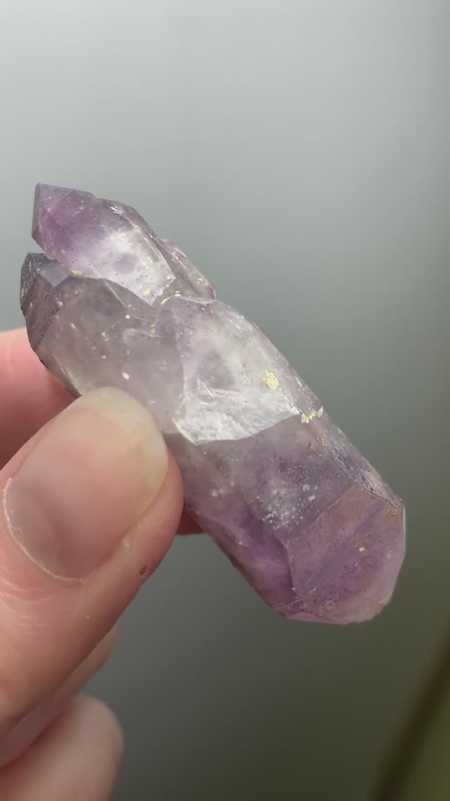 Аметист Брандберг кристалл двухголовик Намибия