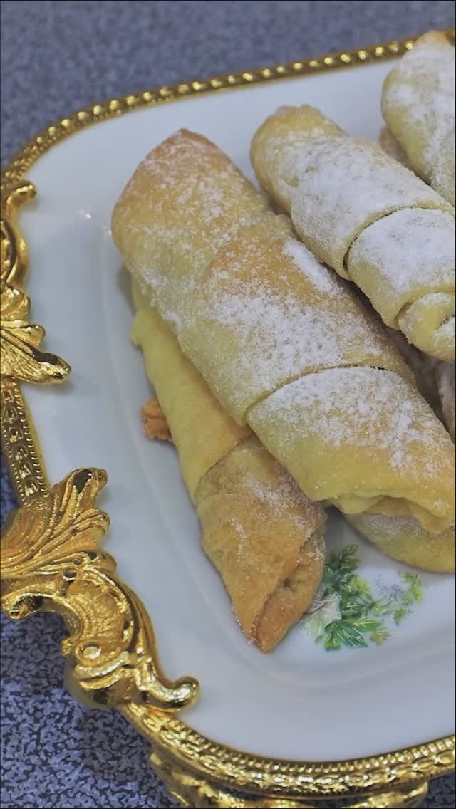 ОРЕХОВЫЕ "СИГАРЕТКИ" #рецепт #кулинария #выпечка