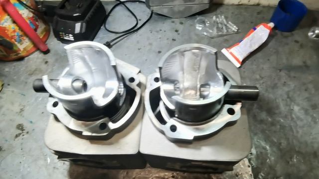 Опресовка двигателя Снегохода РМ буран.Русская механника.