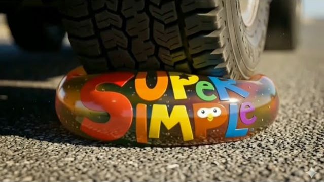 СУПЕР ПРОСТАЯ ПЕСНЯ ГРУЗОВИК ПРОТИВ РЕЗИНОВОГО МЯЧА ASMR РЕАКЦИЯ