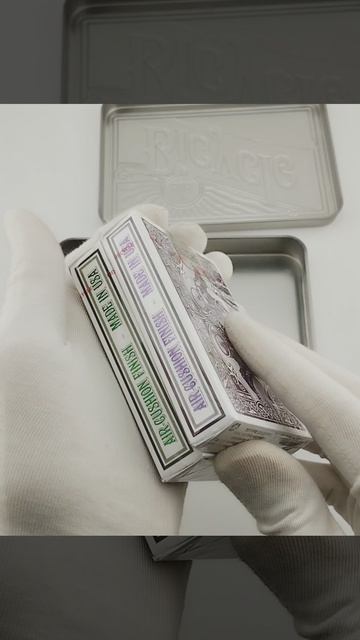 Бокс с картами Bicycle Autocycle No. 1 in Collector's Tin – 2-Deck Set (Purple & Green)