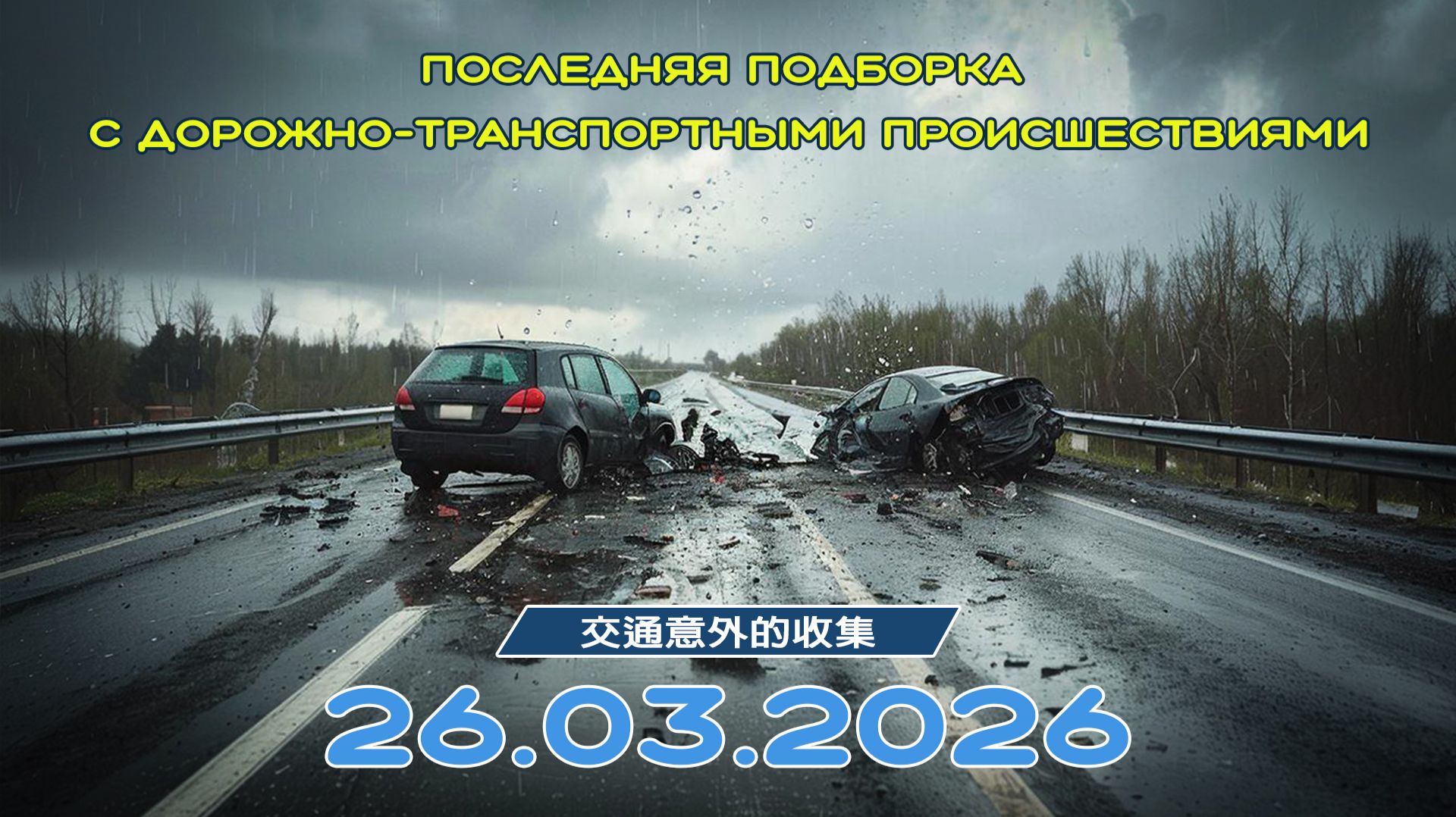 Последняя подборка ДТП 26.03.2026