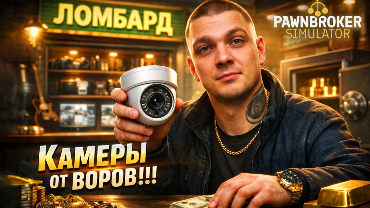 ПОСТАВИЛ КАМЕРЫ ВИДЕОНАБЛЮДЕНИЯ!!! ТЕПЕРЬ МЕНЯ ТОЧНО НЕ ОГРАБЯТ!!! (Pawnbroker Simulator #4)