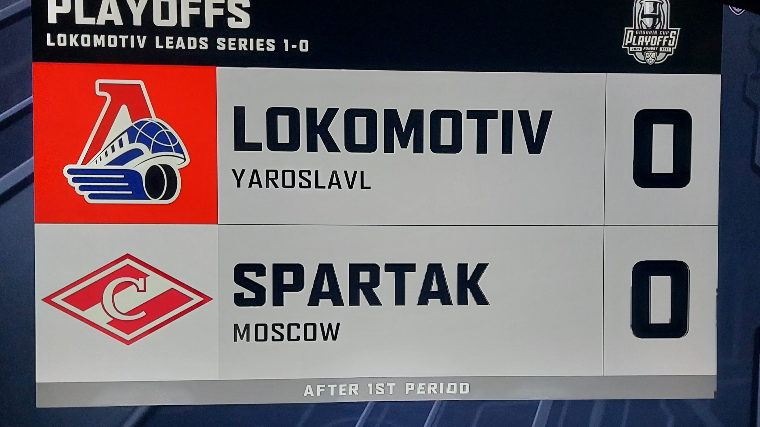 Хоккей. Кубок Гагарина 1/8 Плей - офф Локомотив - Спартак