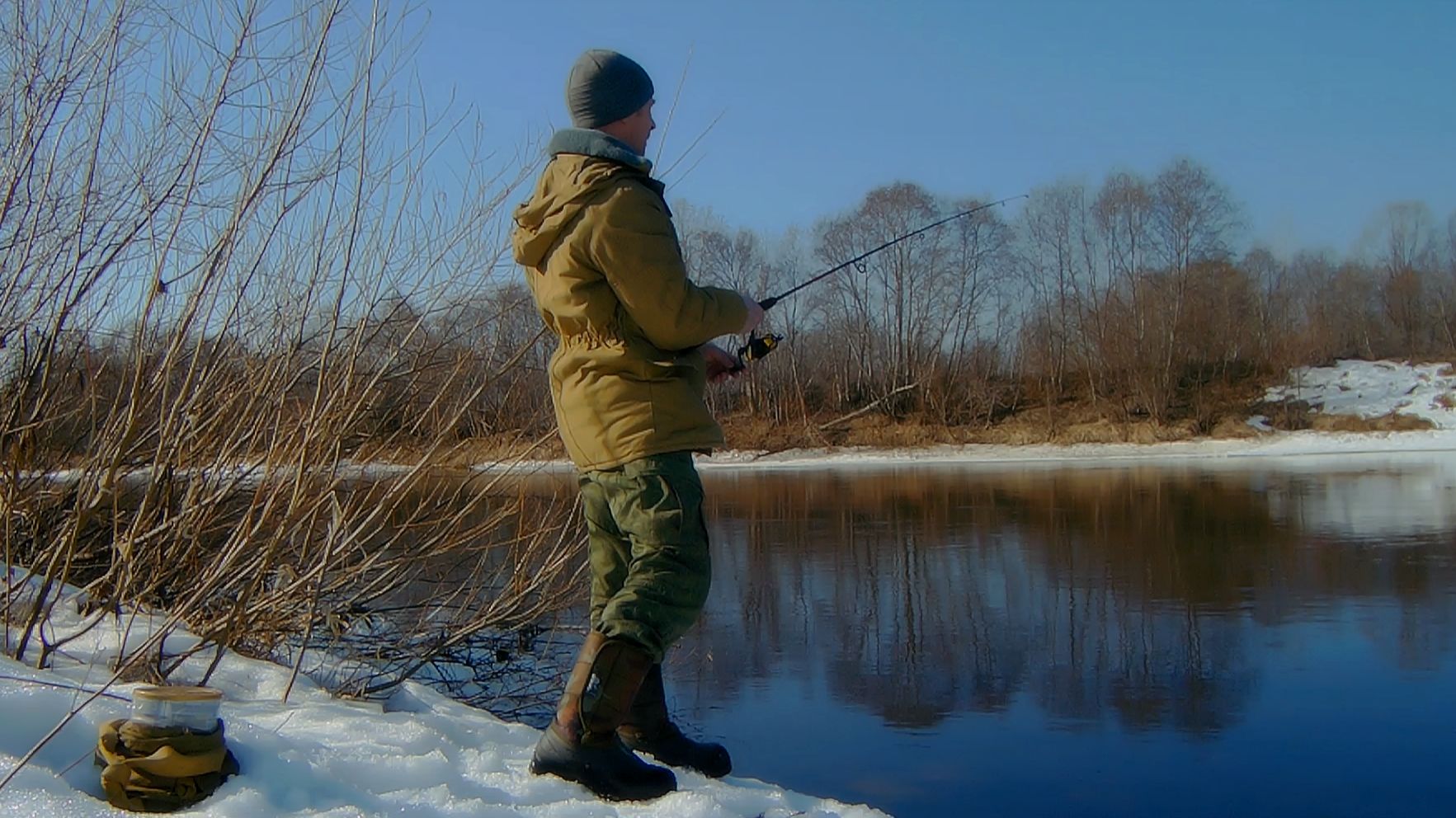 Рыбалка в конце марта с донкой по открытой воде