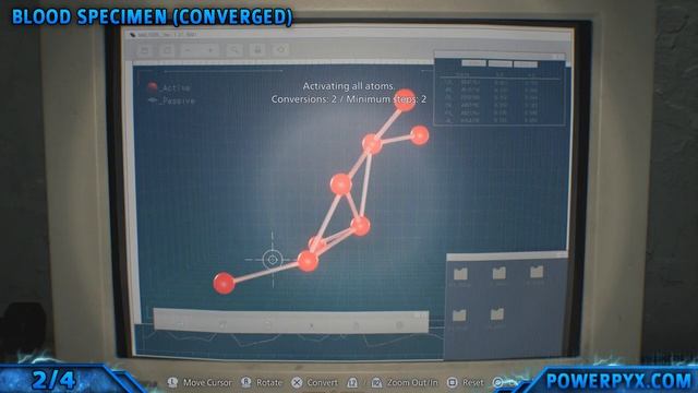 Resident Evil Requiem - All Blood Specimen Analyzer Puzzle Solutions (Atom Structures)