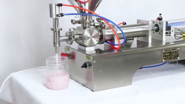 Как разливать густую карамель и соусы? Обзор поршневого дозатора ZONESUN