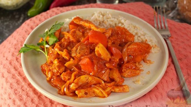 КУРИЦА В ЦЫГАНСКОМ СОУСЕ