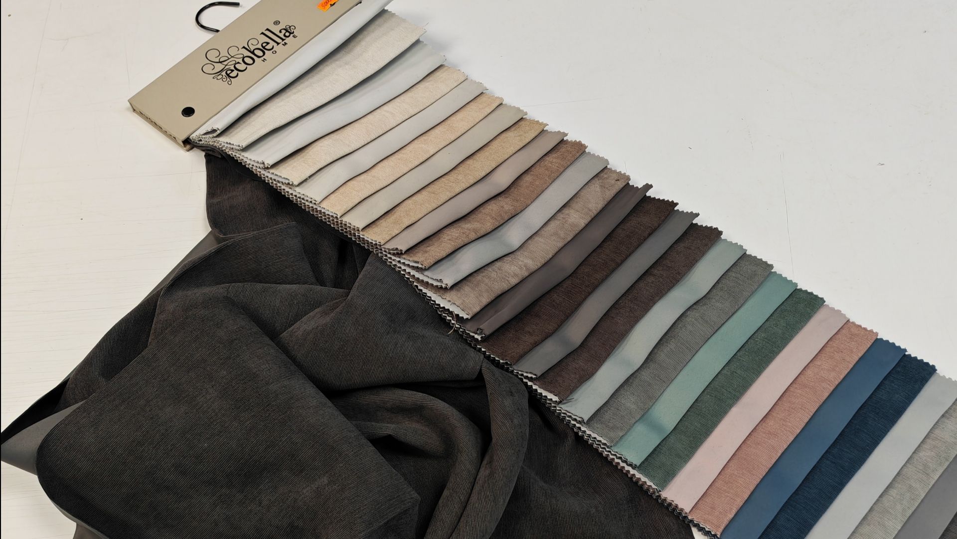 Портьерная ткань двусторонний blackout Ecobella арт. Prestige