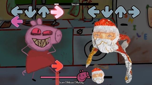 FNF МЕМ ГУ ГУ ГАГА ПРОТИВ СВИНКИ ПЕППЫ ПОЮТ Friday Night Funkin (кавер-версия мема) РЕАКЦИЯ