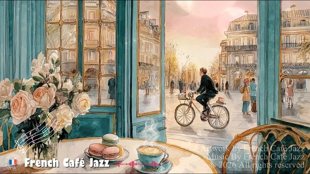 𝐏𝐀𝐑𝐈𝐒 𝐂𝐀𝐅𝐄́ 🗼 | Французская инструментальная музыка. Расслабляющая гитара и аккордеон