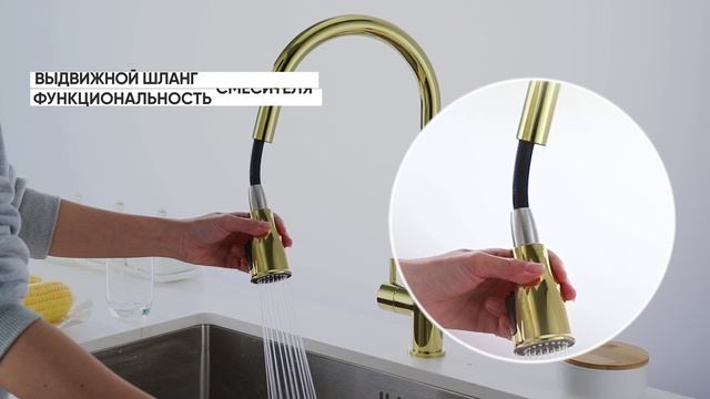 Смеситель для кухни с подключением к фильтру Paulmark Lange La214212-G