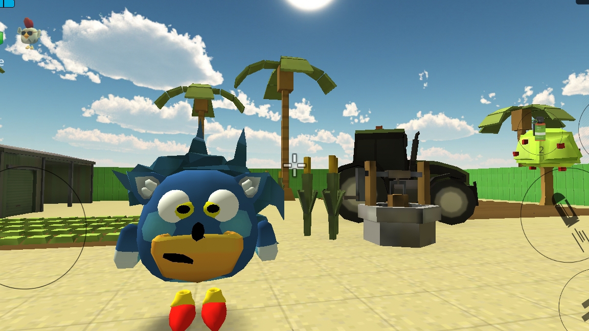 как сделать улучшенный скин на Соника в чикен ган