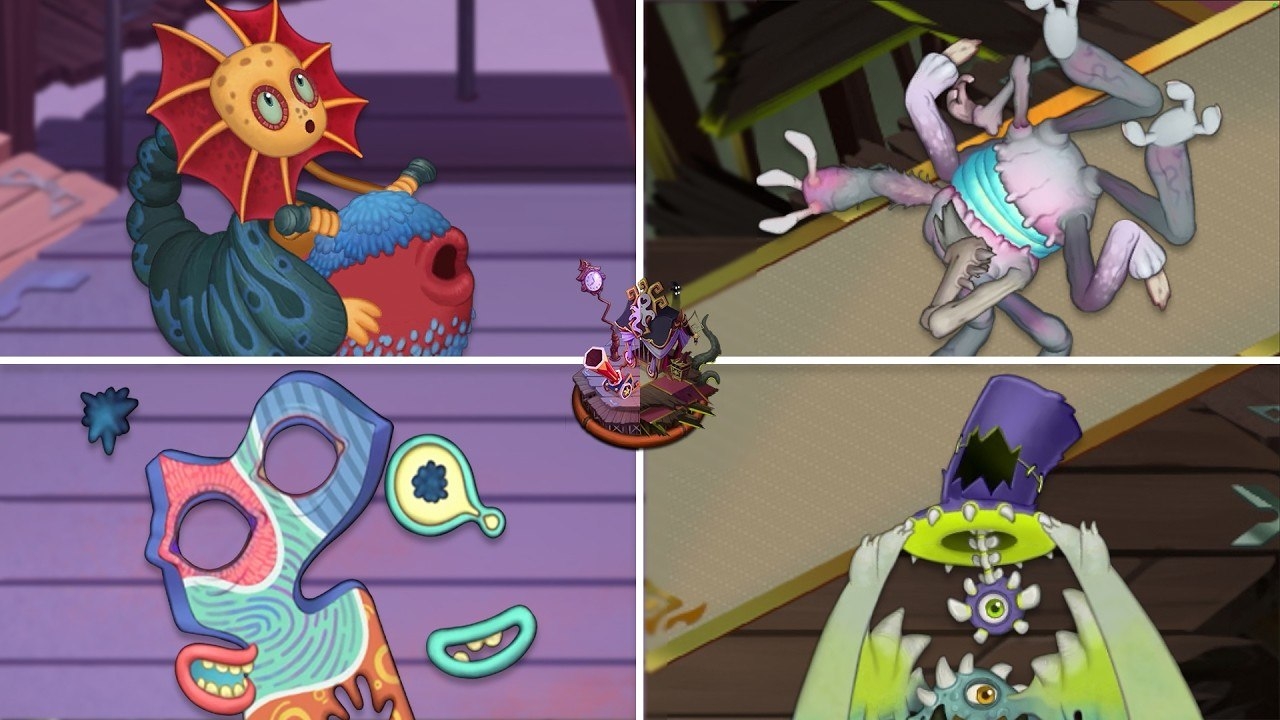 Паранормальный Карнавал - Волна 4 Все Монстры, Песни и Анимации (My Singing Monsters)