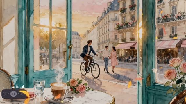 𝐏𝐀𝐑𝐈𝐒 𝐒𝐓𝐑𝐄𝐄𝐓 𝐂𝐀𝐅𝐄 ☕ Уютный французский джазовый инструментал – Расслабляющий кофейный