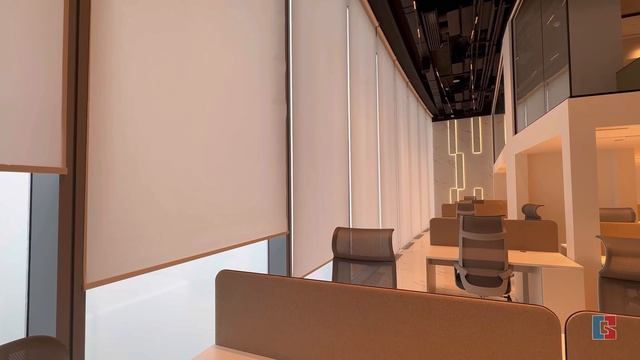 Рулонные шторы премиум класса Офикон. Люкс апартаменты в Москва сити