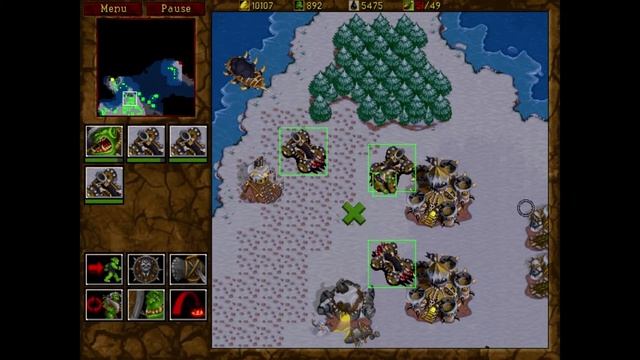 Warcraft 2 Orc Миссия 9 прохождение без комментариев