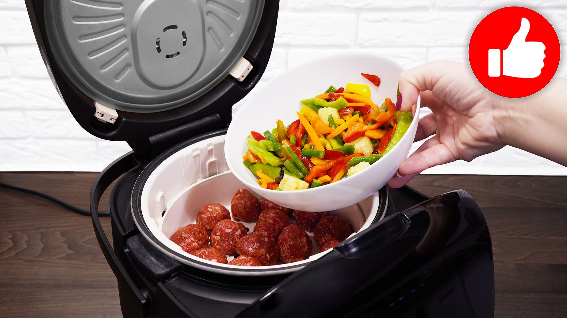 Этот Ужин Хочу Есть каждый день! Фрикадельки с овощами на пару в мультиварке-простой вкусный рецепт