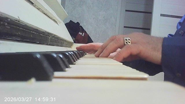 Пианино: гамма Си-мажор