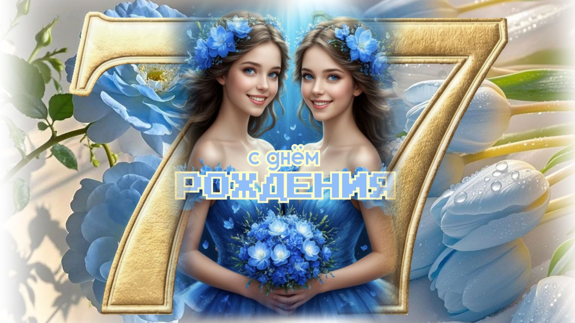 На День Рождения сёстрам-близнецам