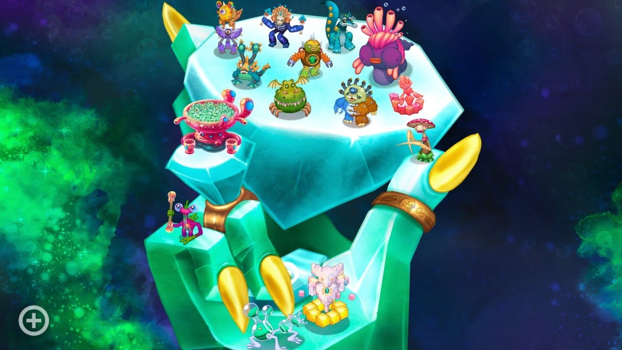 Фанатский Островок Кристаллов - Вся Песня (My Singing Monsters, Мои Поющие Монстры, Msm, Мсм)