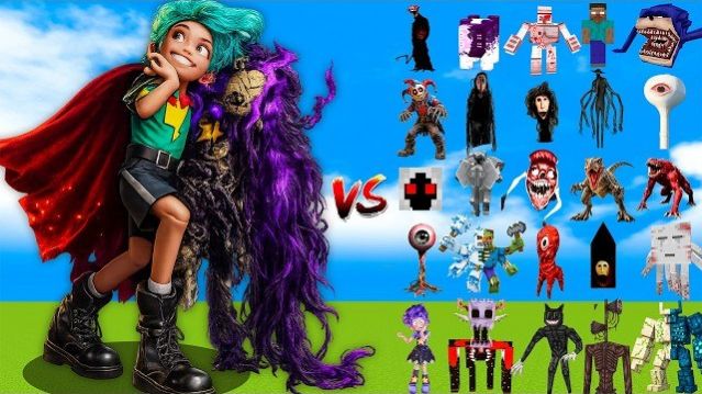 RORY REDCAPE ЛИЛИ ЛАВБРЕЙДЗ ПРОТИВ ВСЕХ БОССОВ МАЙНКРАФТА (POPPY PLAYTIME) РЕАКЦИЯ