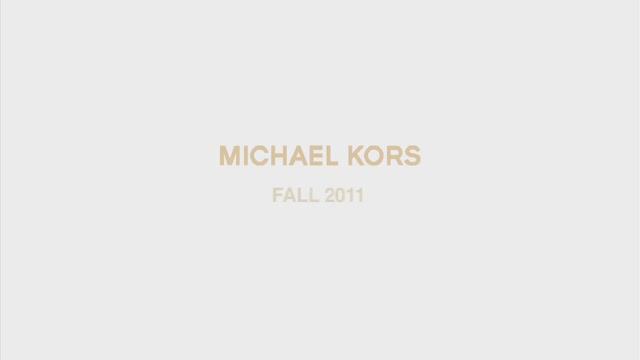 Показ женской коллекции Michael Kors осень-зима 2011-2012