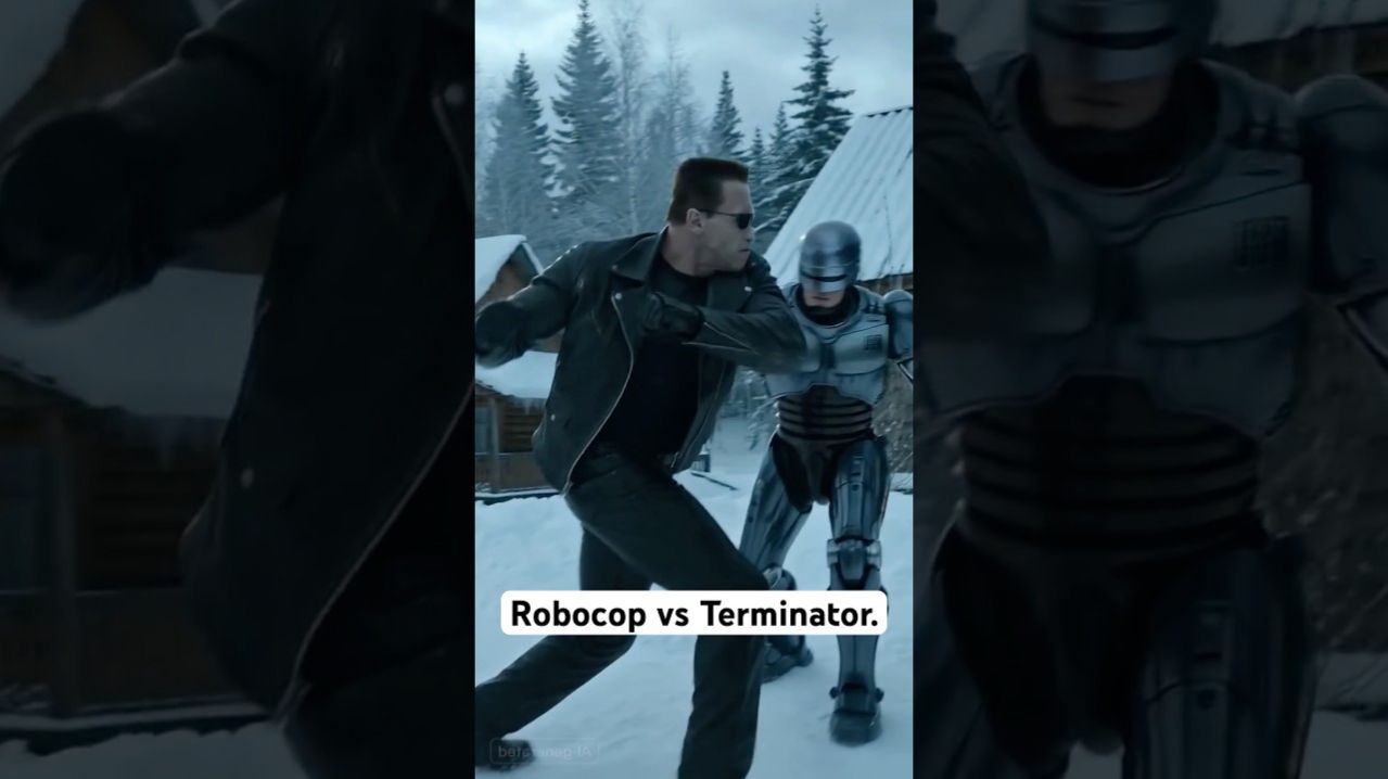 Робокоп против терминатора. Кто победит #RobocopVSTerminator #terminator #Robocop