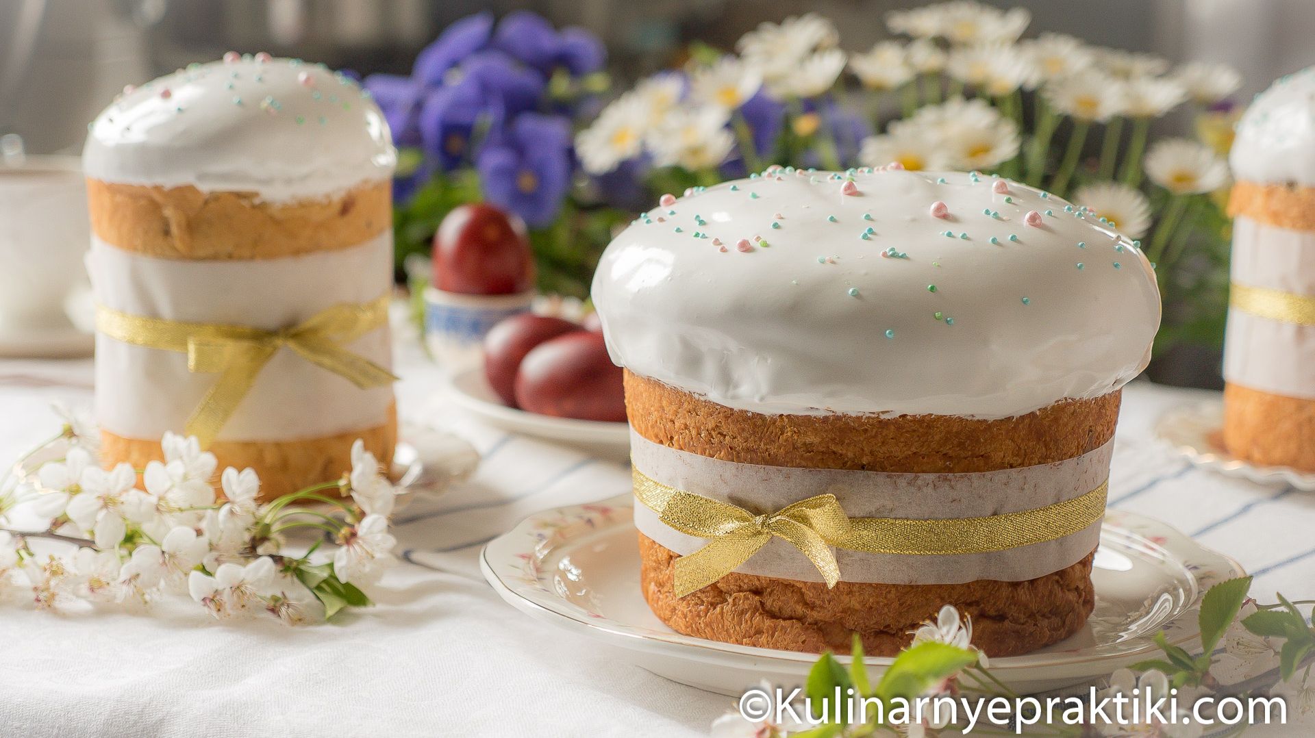 Самый сдобный пасхальный кулич – старинный "Папошник" + простой рецепт не липнущей глазури