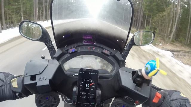 Скутер ХОРС56.ВТОРОЙ замер Максимальной скорости!!!