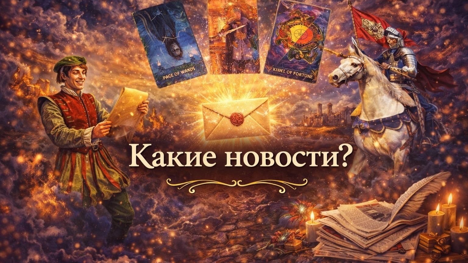 О чем вы скоро УЗНАЕТЕ? Какие НОВОСТИ придут? Гадание Tarot расклад