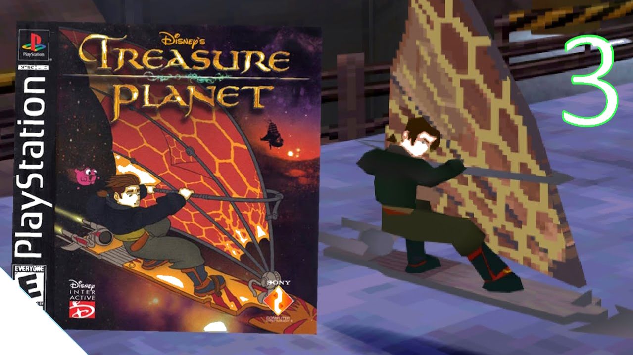 [PS1] Disney's Treasure Planet ►Эпичный Бой - Босс Паук●#3