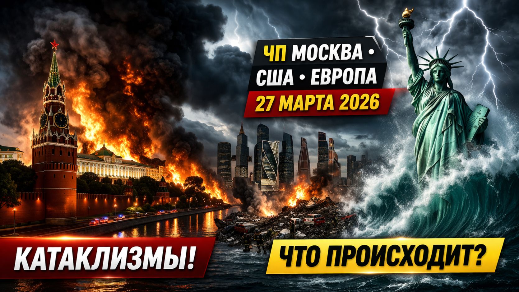 Новости Сегодня 27.03.2026 — ЧП Москва, США, Европа, Катаклизмы