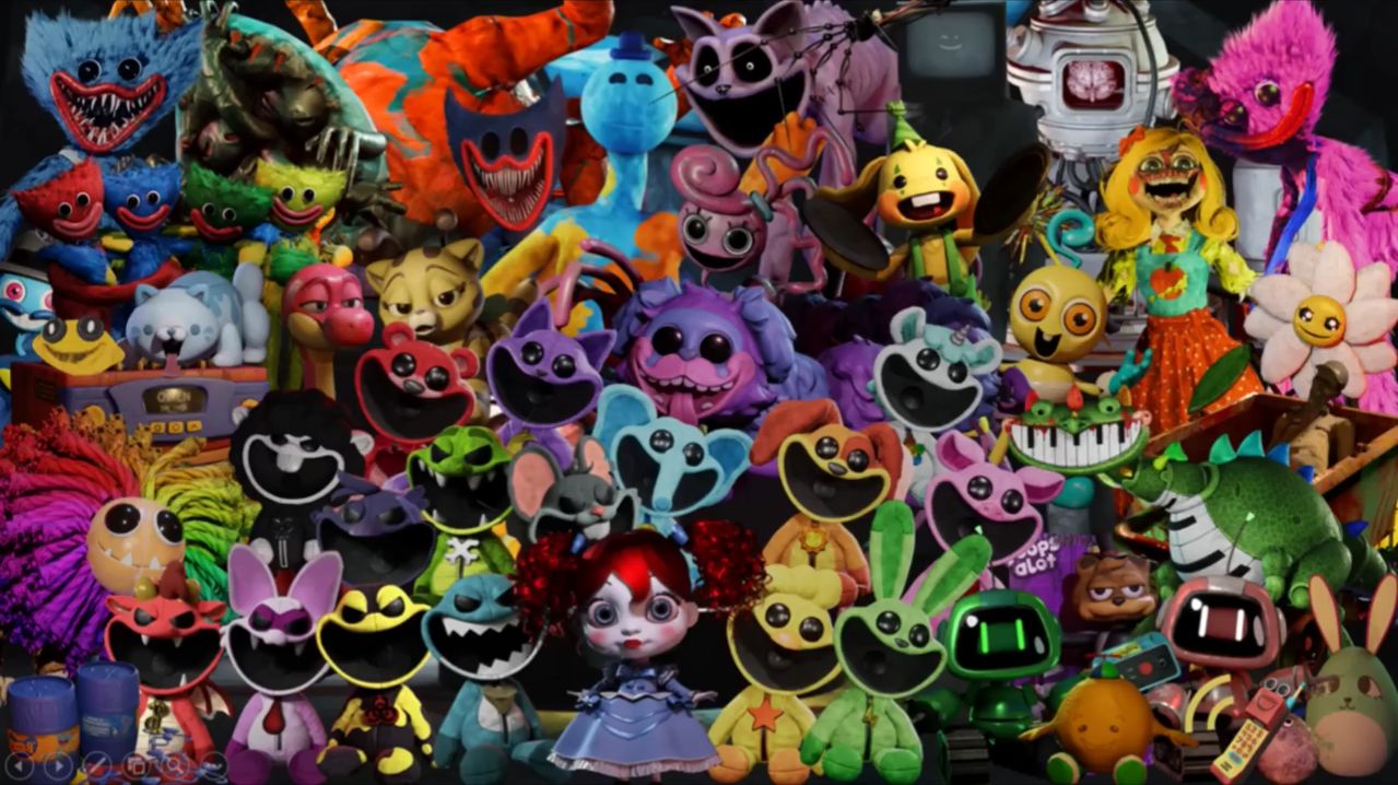 ЗНАКОМСТВО СО ВСЕМИ ВЕРСИЯМИ ПЕРСОНАЖЕЙ  Poppy Playtime РЕАКЦИЯ