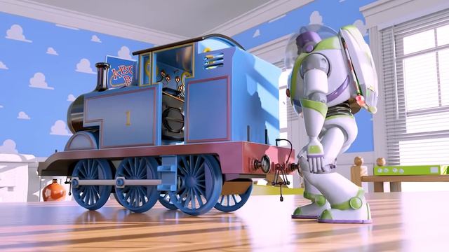 [ПЕРЕЗАЛИВ] Flying BuzzLighter and Thomas the Tank Engine