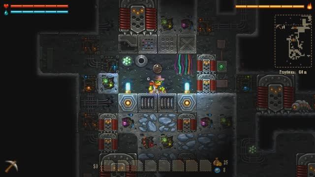 SteamWorld Dig [RUS, без комментариев]. Часть 4: Коробка неприятностей.