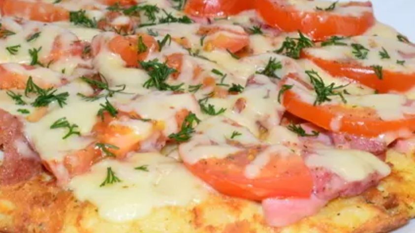 Пицца из хлеба на сковороде! 10минут и готово!