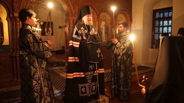 Проповедь епископа Питирима после пострига монахини Феодосии в Успенском Вышенском монастыре