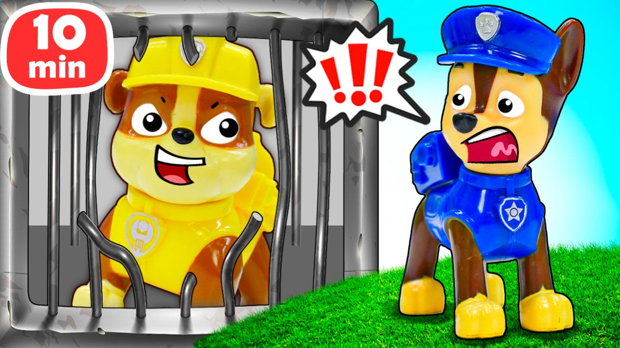 Тревога! Крепыш попал в беду — ищем подсказки вместе с Машей Тойклаб и Щенячьим Патрулем!