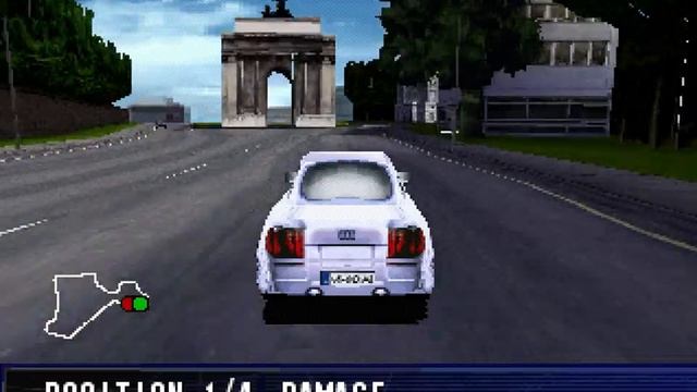 London Racer PS1 Трасса 6 Park And Palace