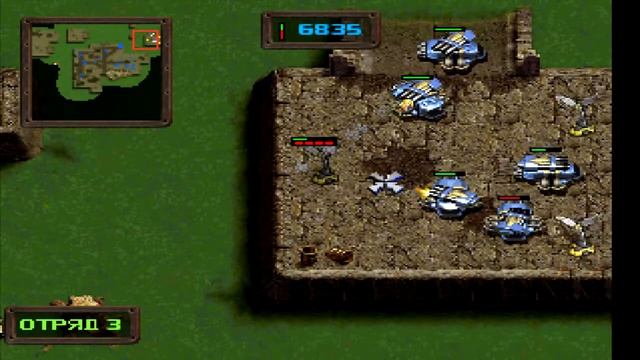 KKnD Krossfire PS1 Прохождение без комментариев - Survivors (Люди) - Миссия 13