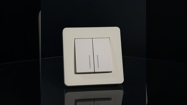 Рамка Werkel Split айвори/белый W0013066 + выключатель с подсветкой Werkel айвори матовый W1120162