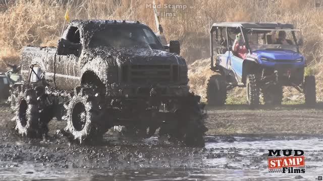 Танки грязи не боятся! Утопающие Монстр-трак Monster Truck в грязи 2026