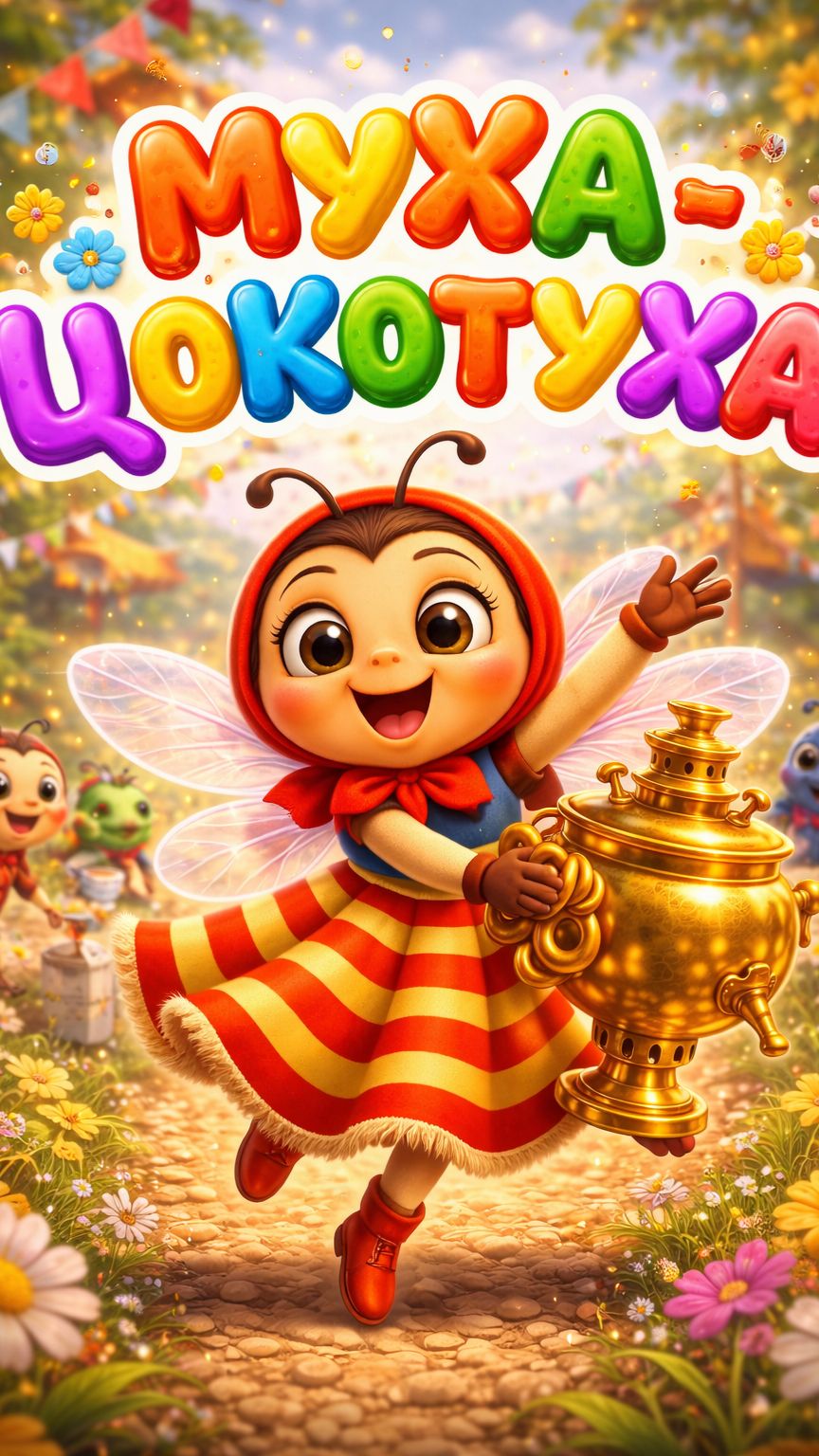МУХА-ЦОКОТУХА - Любимый Мультик Песенка для малышей!